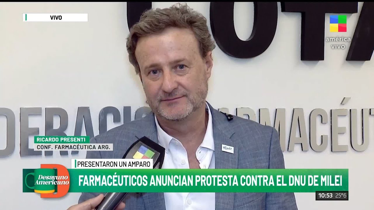 Farmacéuticos Anuncian Protesta Contra El Dnu De Javier Milei Youtube