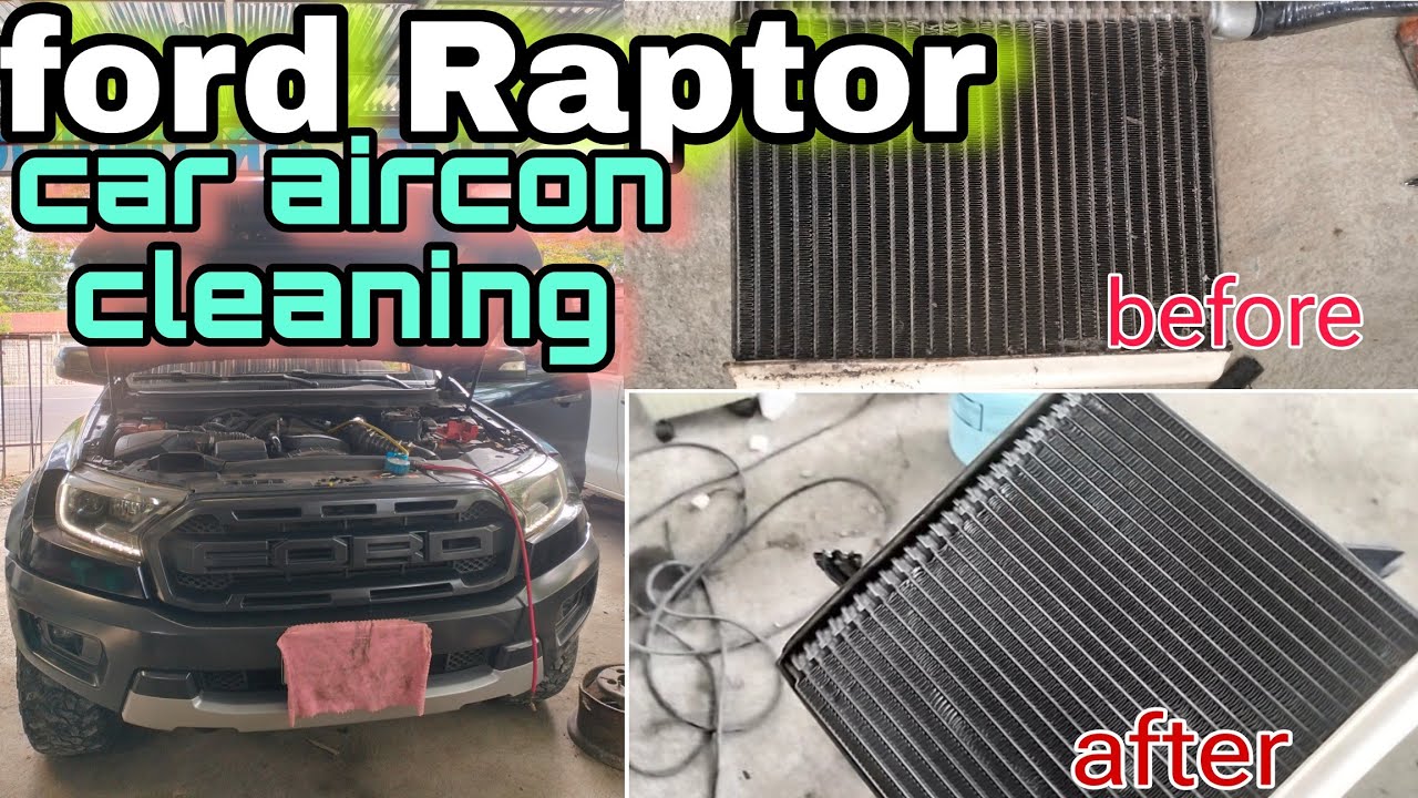 FORD RAPTOR CAR AIRCON CLEANING - YouTube