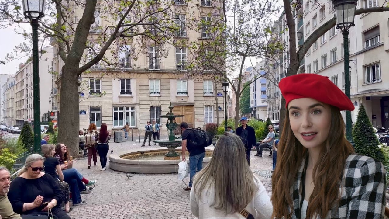 Emily in Paris filming location - Place de l’Estrapade, Paris, France ...