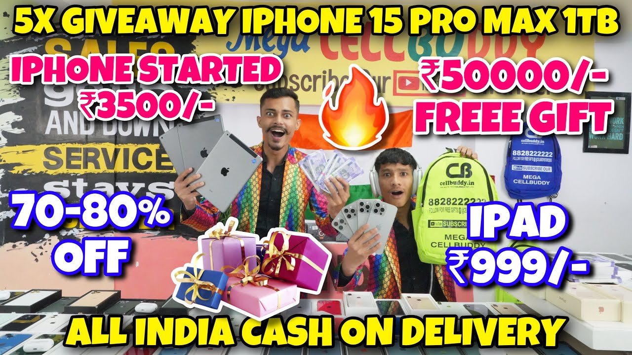 IPhone 15 Pro Max 1TB (🔥GIVEAWAY🔥) Cheapest IPhone Sale Second Hand ...