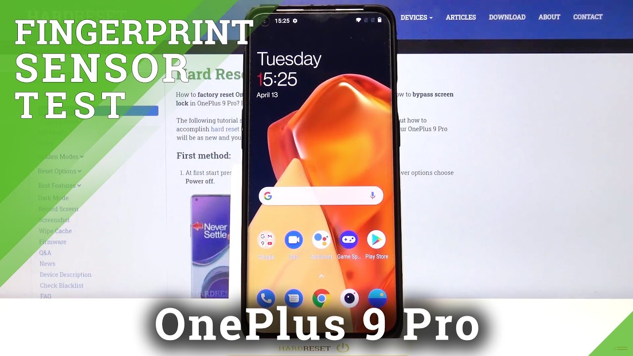 How Fingerprint Sensor Works on OnePlus 9 Pro’s Screen With Tempered ...