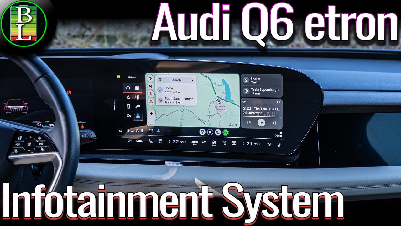 Full Tour of the Audi Q6 E-tron Infotainment System (3.01) - YouTube
