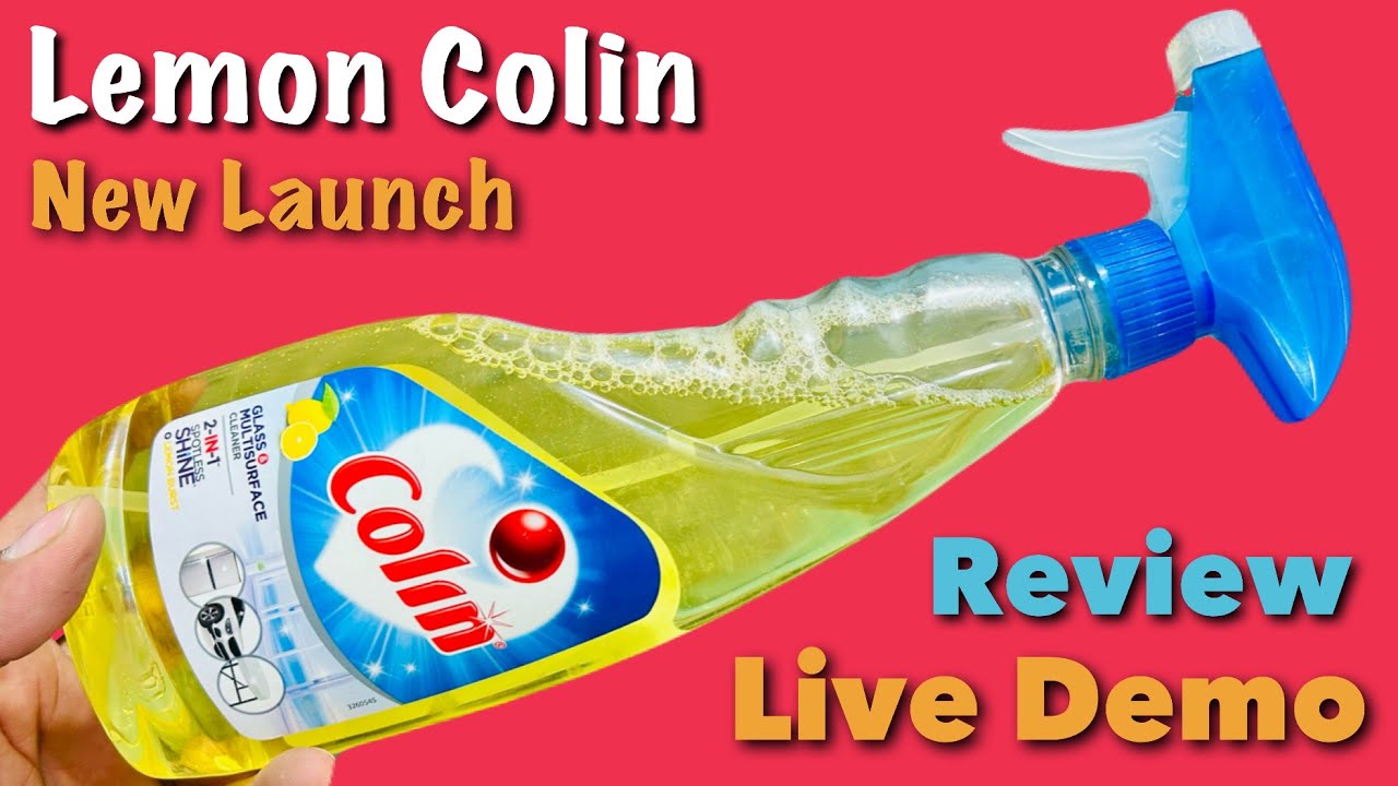 Colin Glass & Multisurface Cleaner Review & Live Demo | Colin 2 In 1 ...