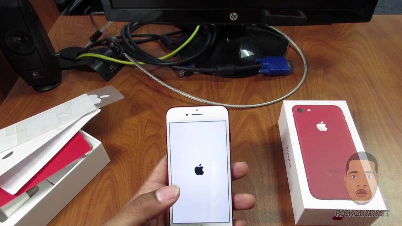 Red iPhone 7 Unboxing - YouTube