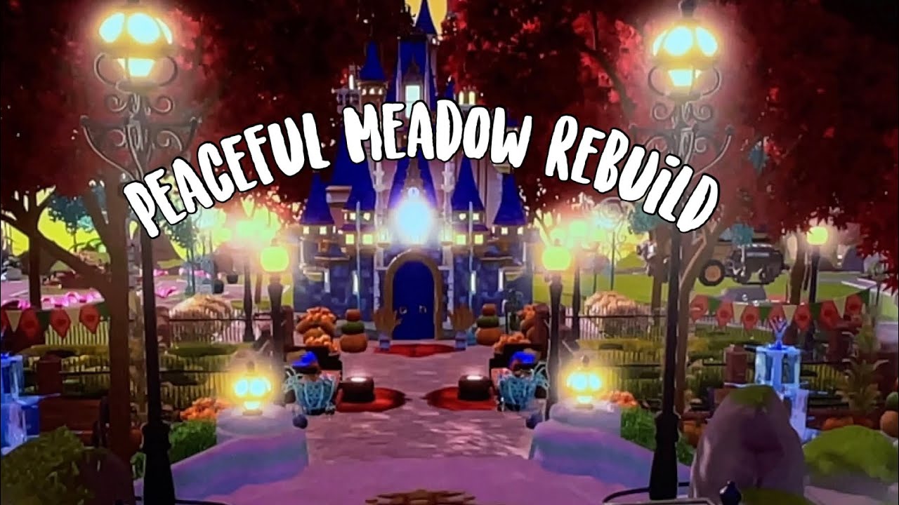 peaceful meadow decorating ideas | Disney Dreamlight Valley - YouTube