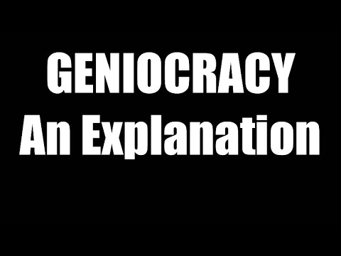 GENIOCRACY | An Explanation - YouTube