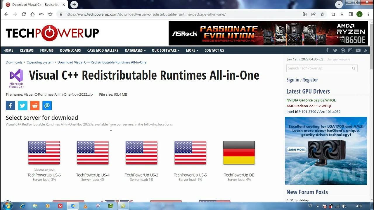 descargar pack Visual C++ Redistributable Runtimes All-in-One - YouTube