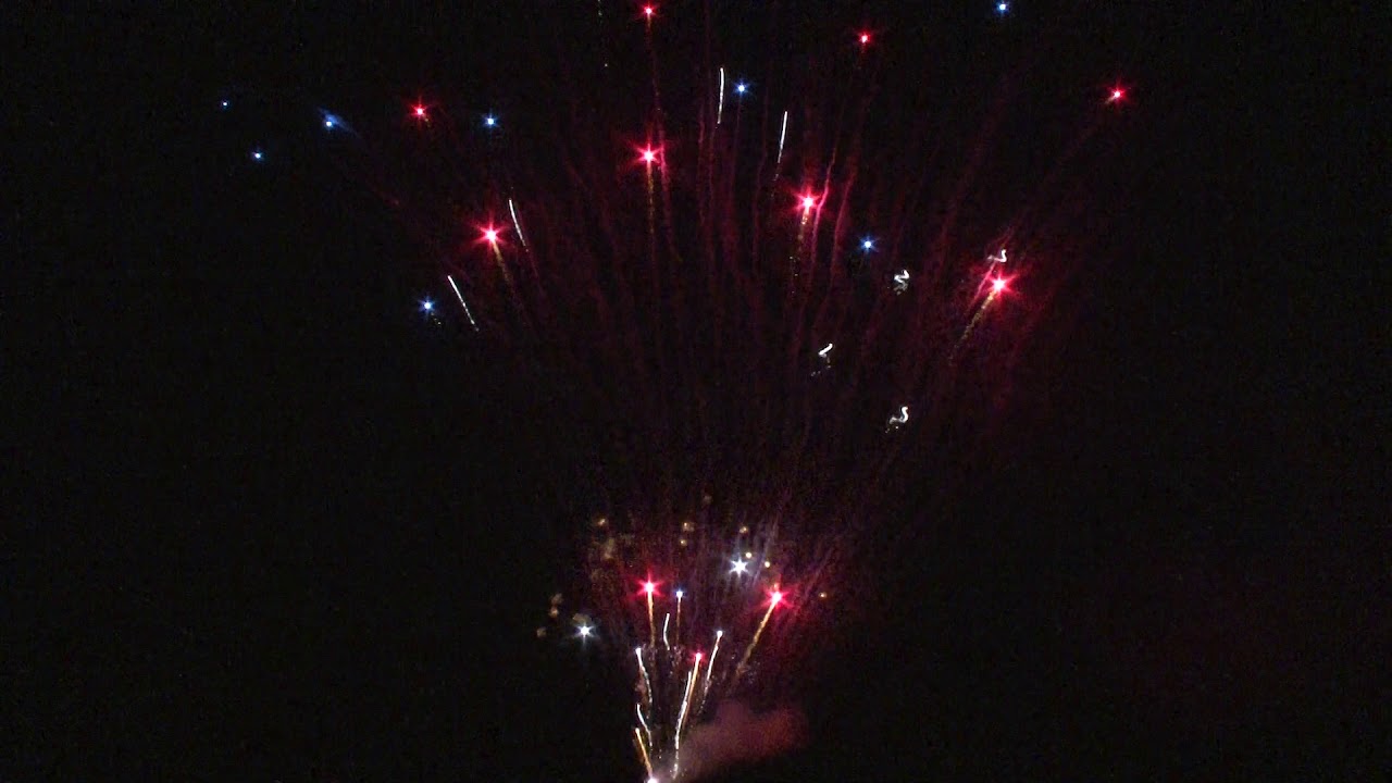 300'S Fan shaped whistle/crackling mine/red&green star. - YouTube