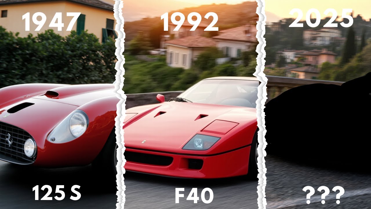 FERRARI Evolution from 1947 to 2025 - YouTube