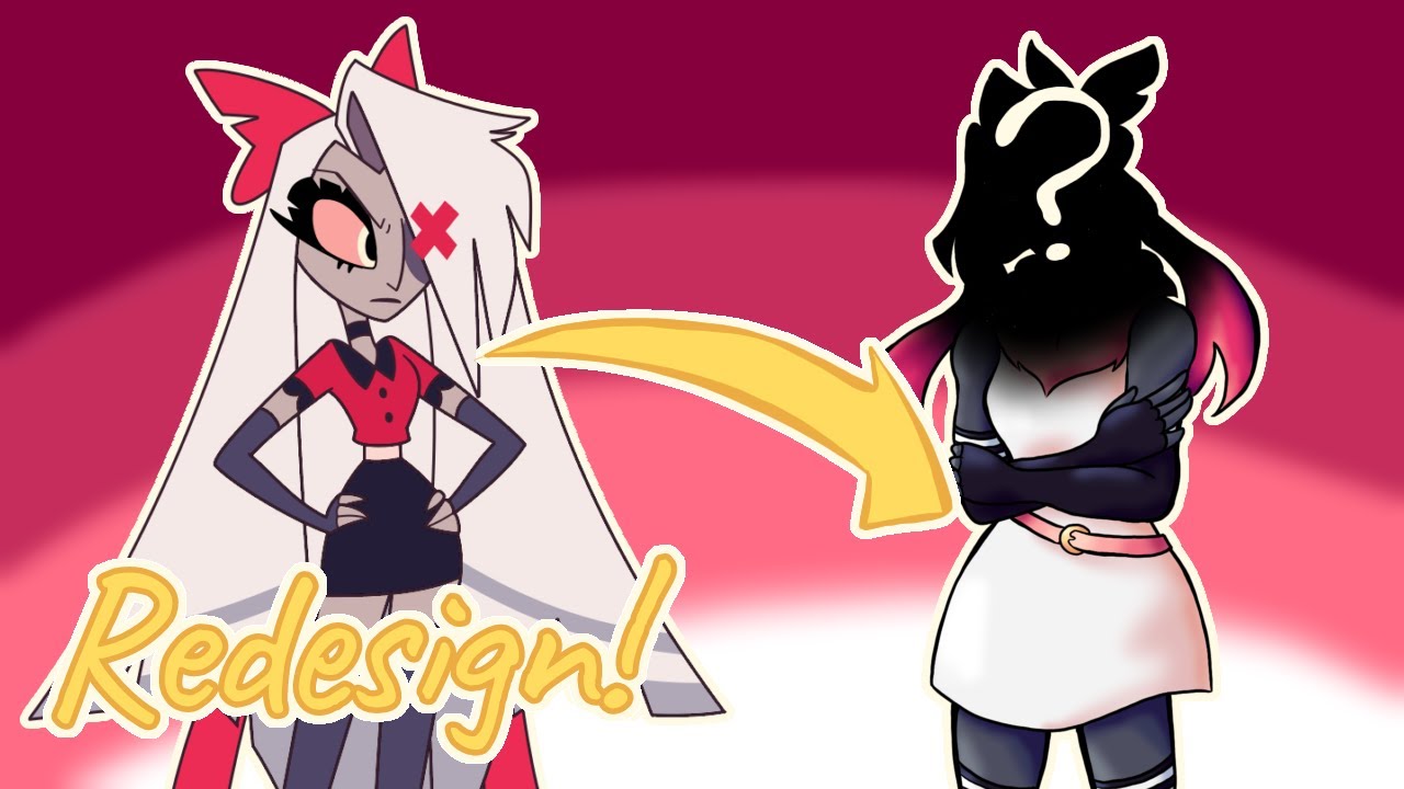Hazbin Hotel- Vaggie Redesign - YouTube