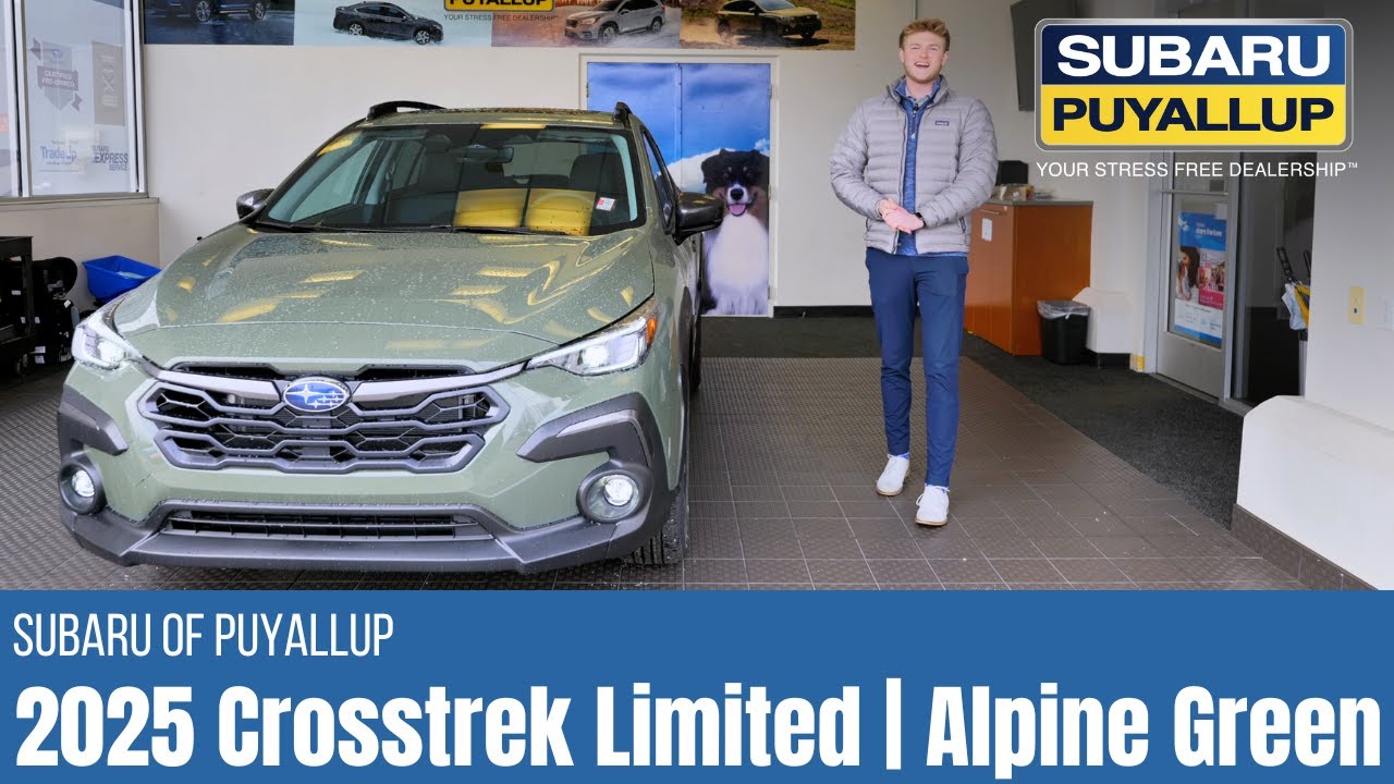 2025 Subaru Crosstrek Limited | Alpine Green - YouTube
