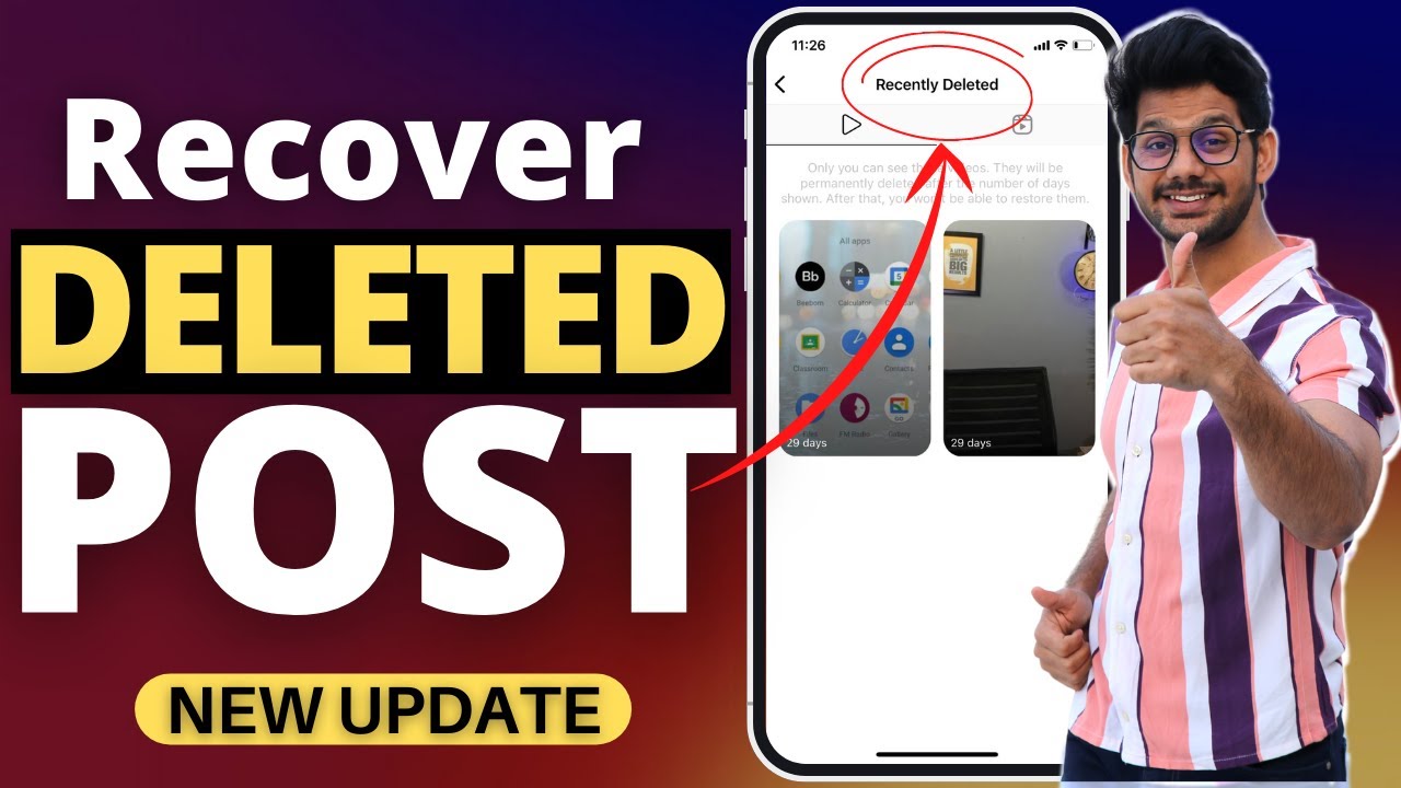 How To Restore Your Deleted Posts On Instagram | Recover Deleted Post ...
