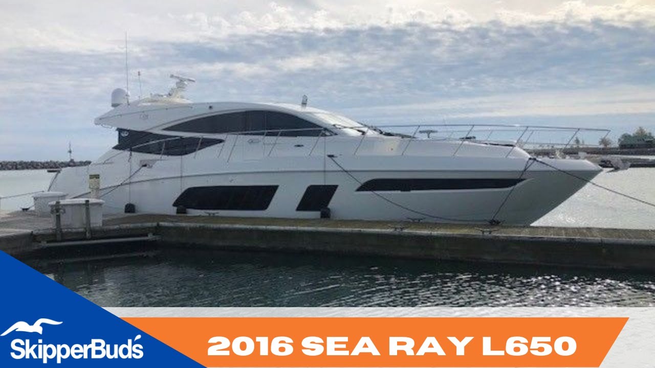 2016 Sea Ray L650 Yacht Tour SkipperBud's - YouTube