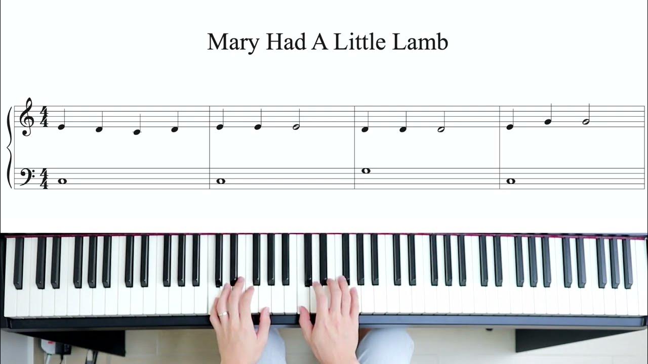Mary Had A Little Lamb - Easy Piano Songs For Beginners (Part 2) - YouTube