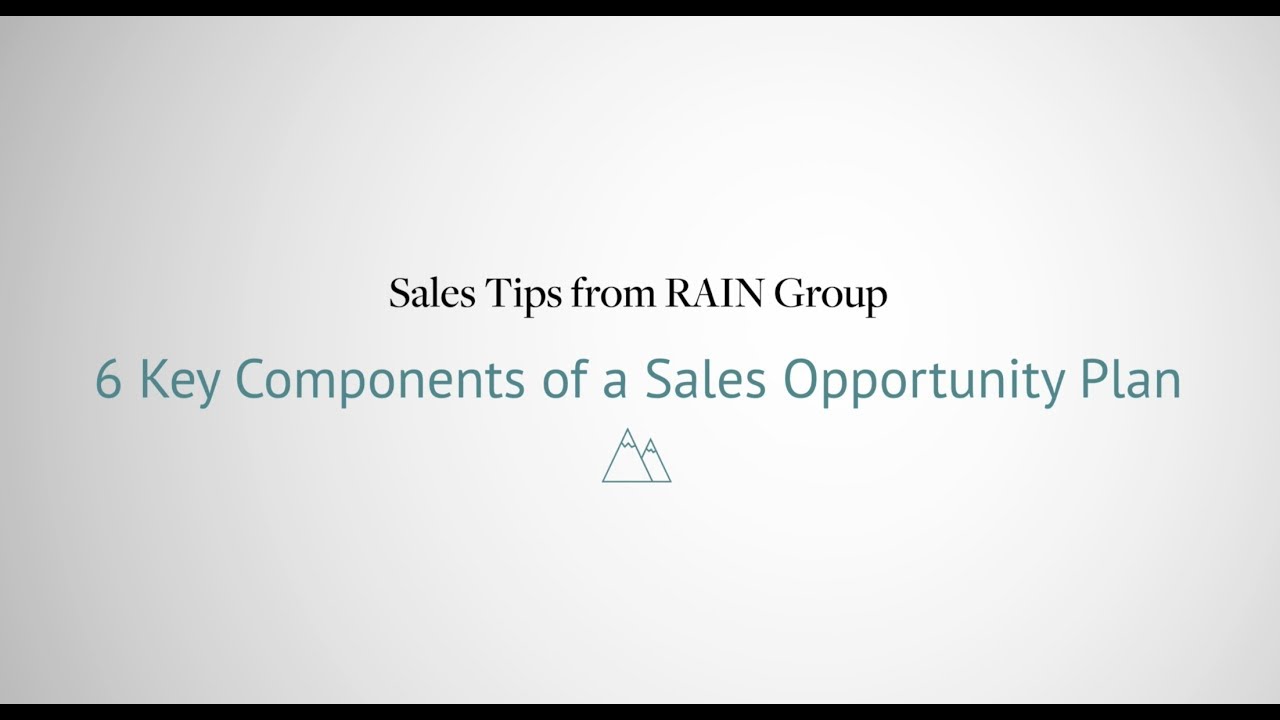 Opportunity Plan: 6 Elements of Success - YouTube