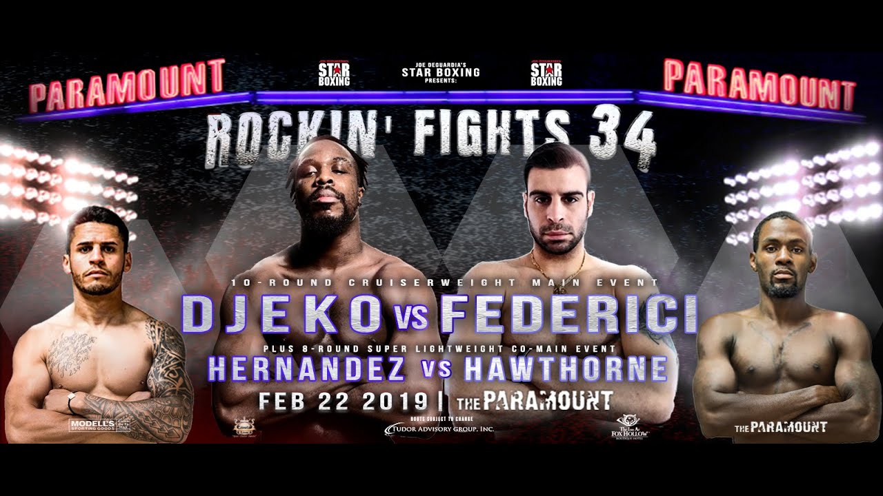 "Rockin' Fights" 34 Joel Djeko vs Simone Federici Promo - YouTube