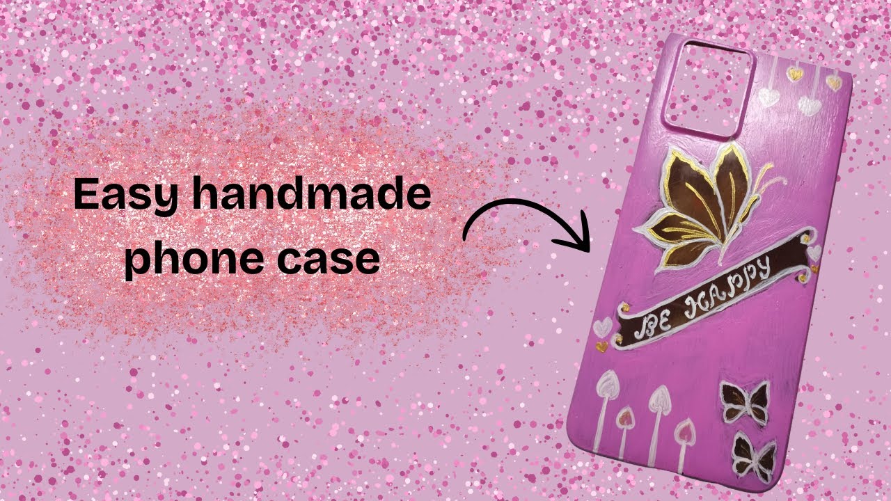 Easy DIY handmade phone case| Drawing tutorial|Easy phone case making # ...