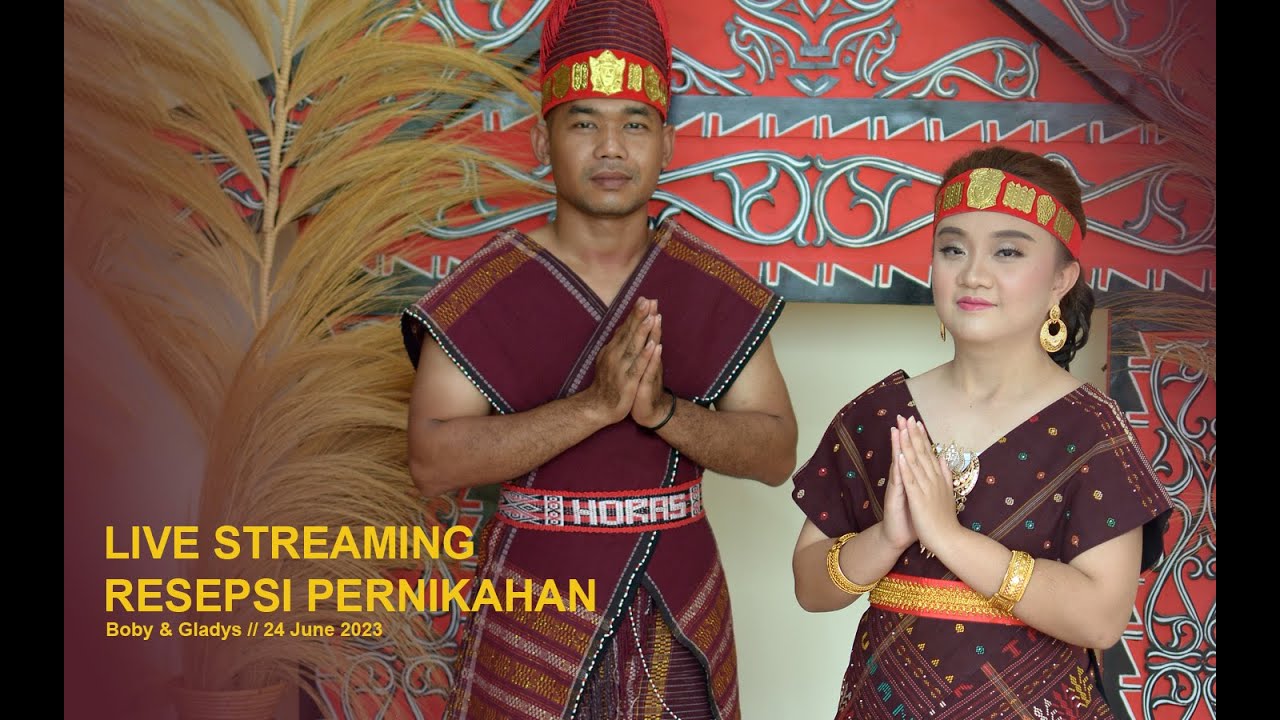 Live streaming Resepsi pernikahan Boby Hutauruk & Gladys Simanungkalit ...