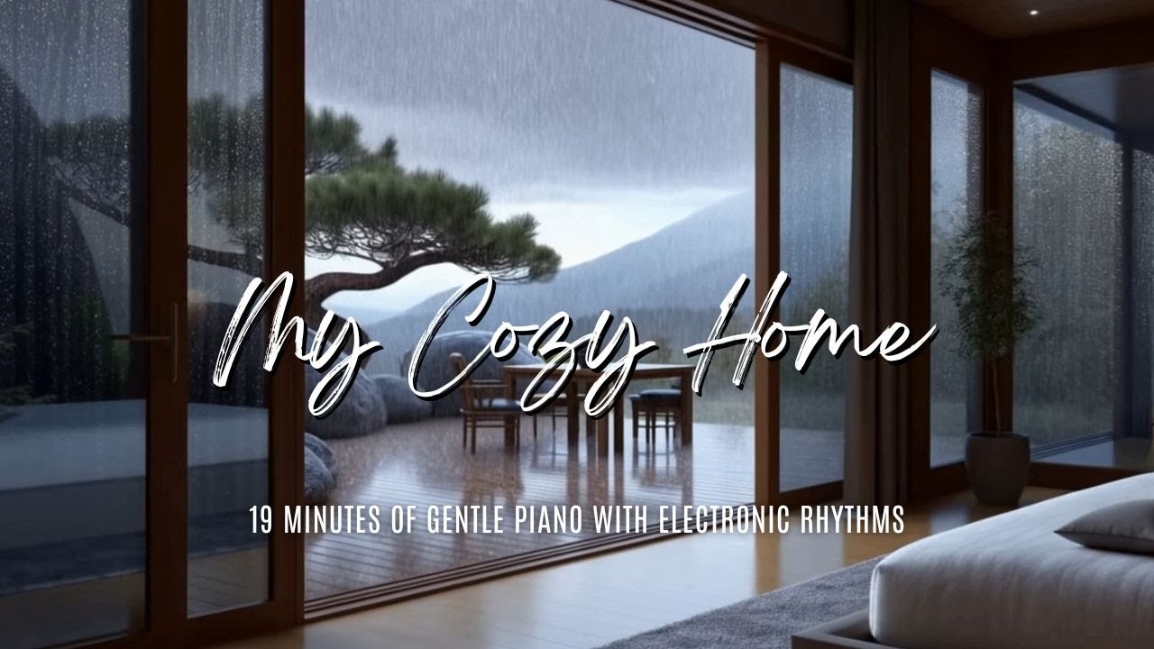 My Cozy Home - 19 Minutes of Gentle Piano with Electronic Rhythms - YouTube
