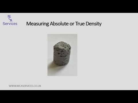 How to measure absolute / true density by gas pycnometry