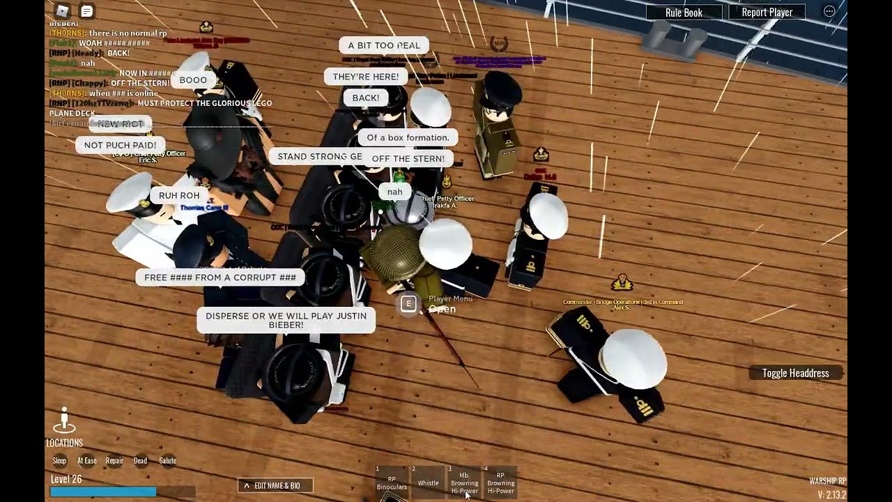 Riot in a Ship? - Who Won? - Roblox Warship RP - YouTube