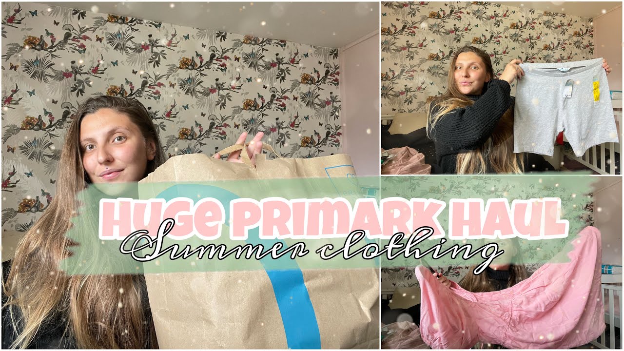 HUGE £100 PRIMARK HAUL | Summer Clothing | Amy Elizabeth - YouTube