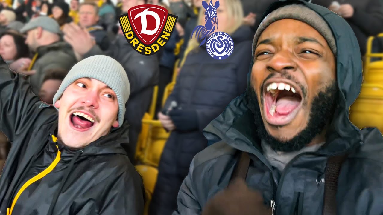 GERMAN 3RD DIVISION ATMOSPHERE IS CRAZY! DYNAMO DRESDEN vs MSV DUISBURG ...