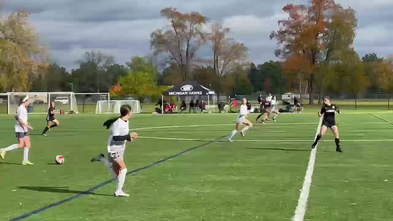 Ellie Egeland goal. Eclipse Select ECNL 06 vs Michigan Hawks Magic ECNL ...