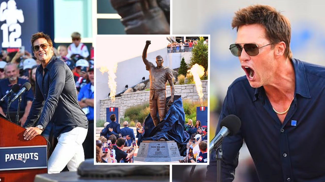 Tom Brady Delivers Brutally Honest Remarks at Unveiling of His 12 Foot ...