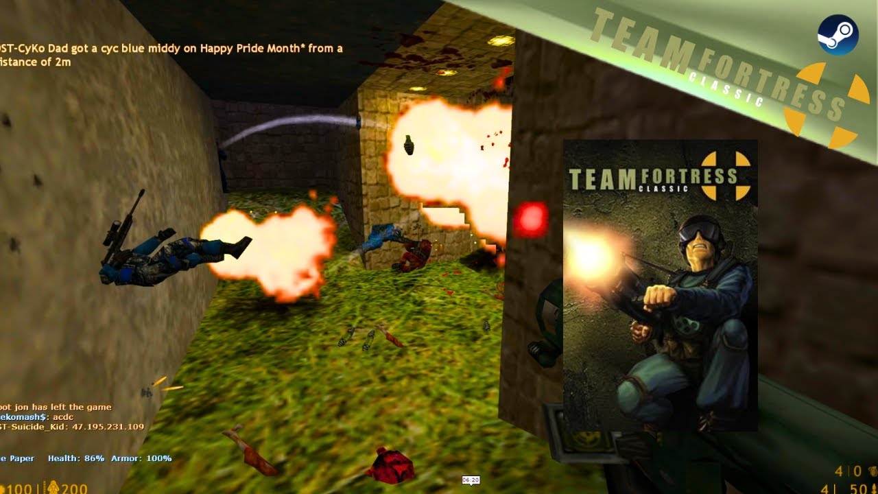 Team Fortress Classic 1999 Gameplay - YouTube