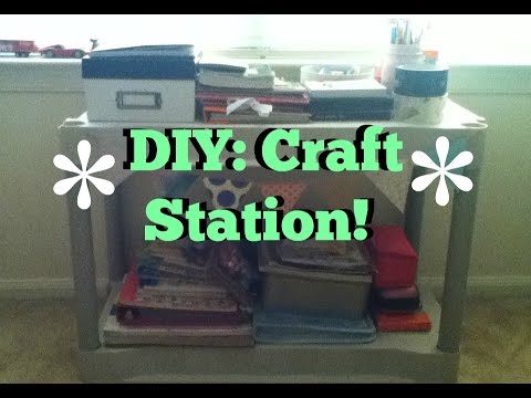 DIY: Craft Station!!! - YouTube