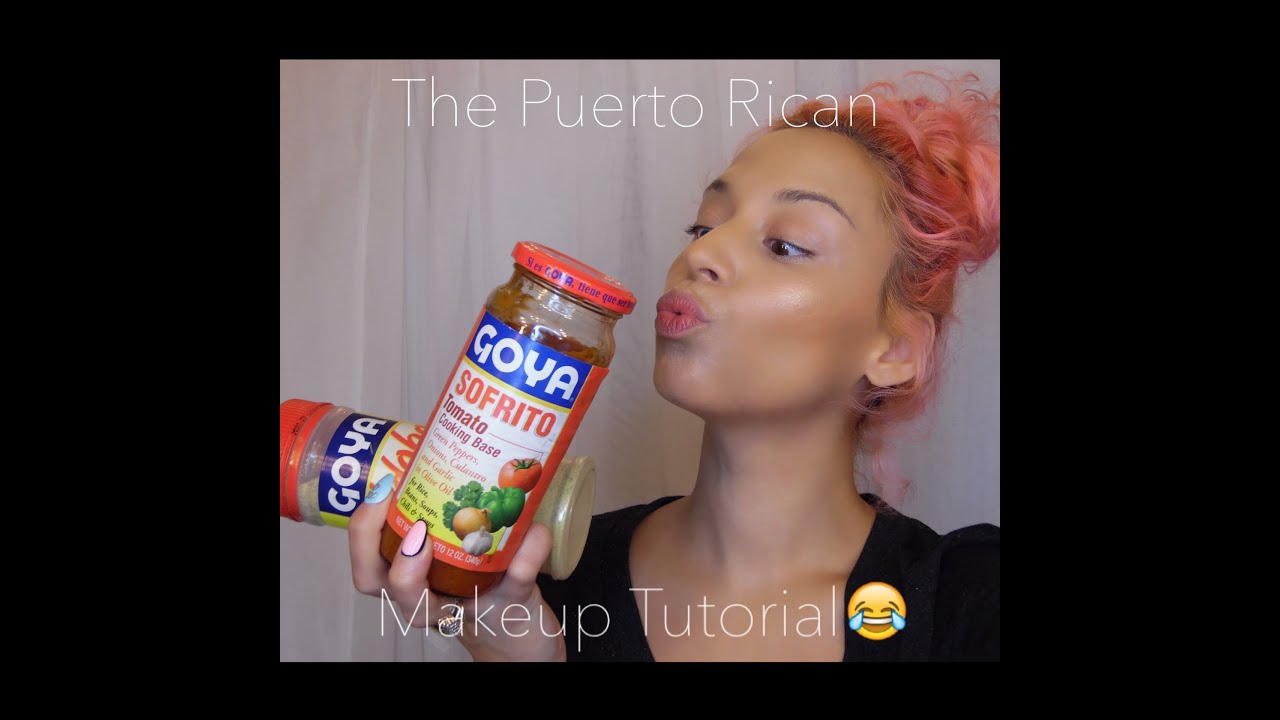 The Puerto Rican makeup tutorial spoof - YouTube