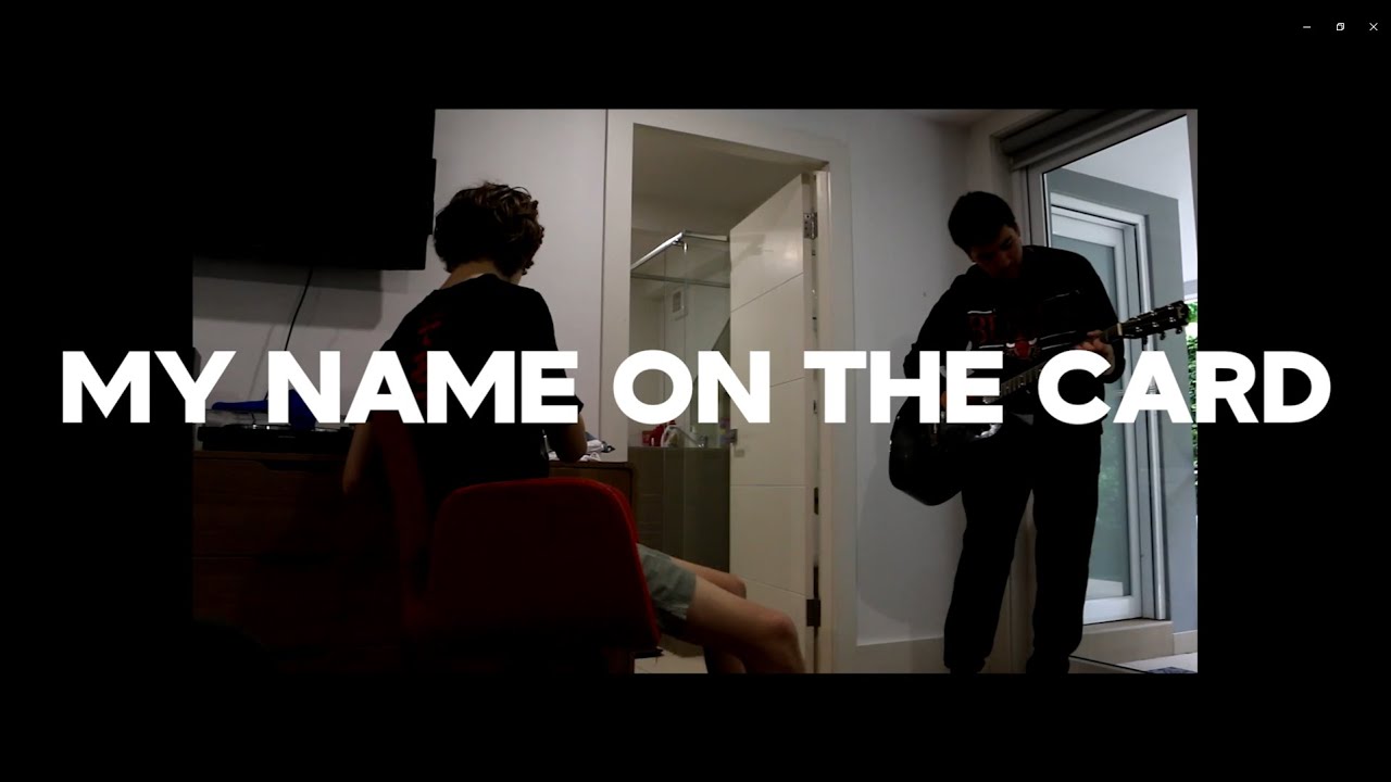 My Name On The Card - (Official Lyric Video) - YouTube