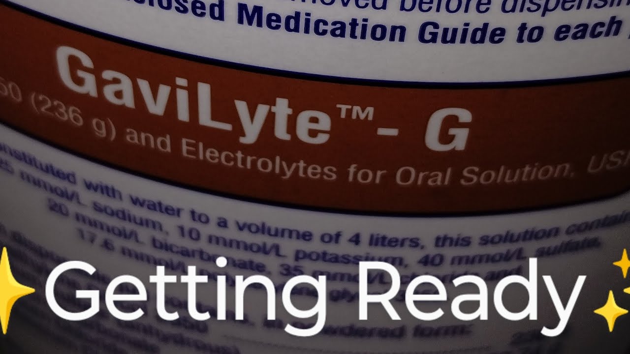 #Preparing #GaviLyte-G Mixture (For #Colonoscopy) - YouTube