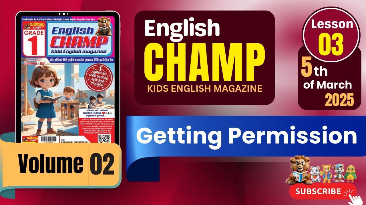 How to get permission from the teacher | English Champ Kids Magazine ...