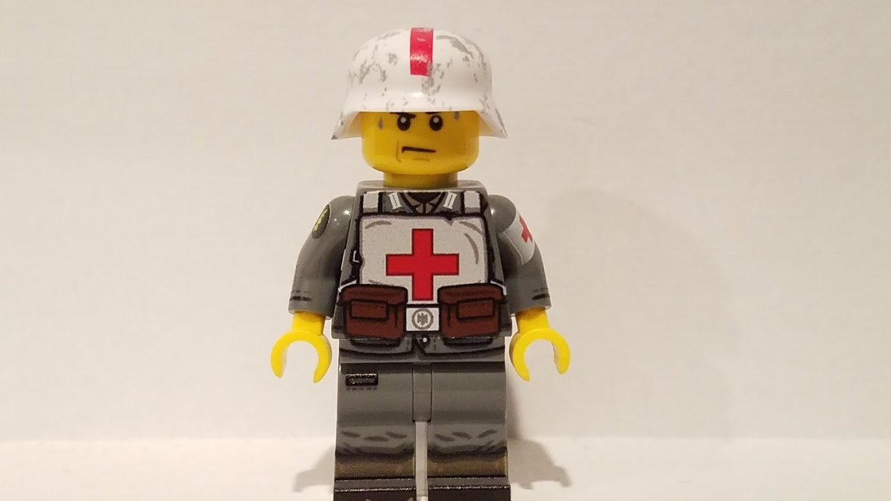 Legoman studios custom lego German medic. - YouTube