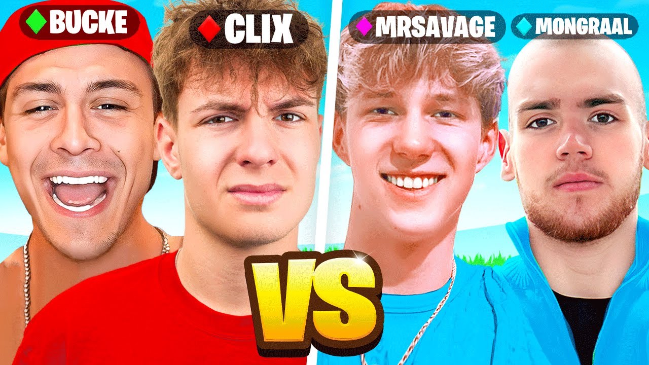 Clix & Bucke Vs Mongraal & MrSavage - YouTube