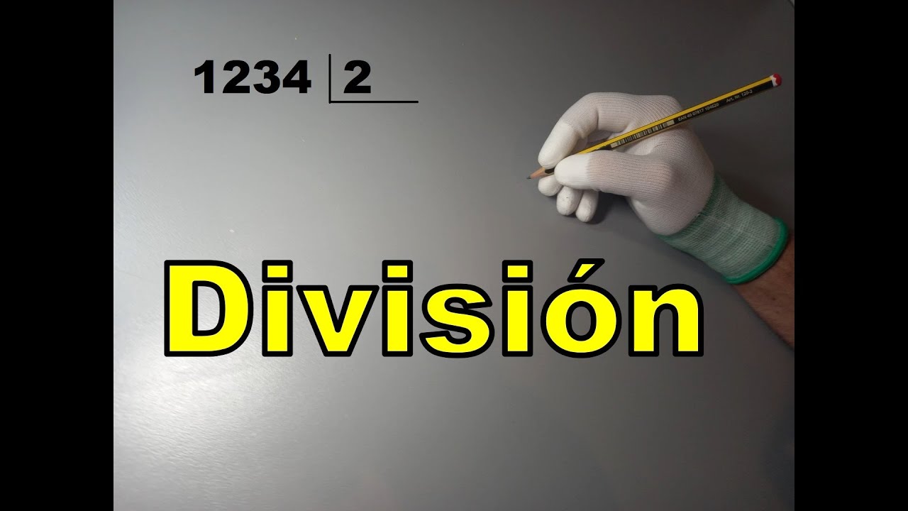 Como hacer una Division. Hacer división - YouTube
