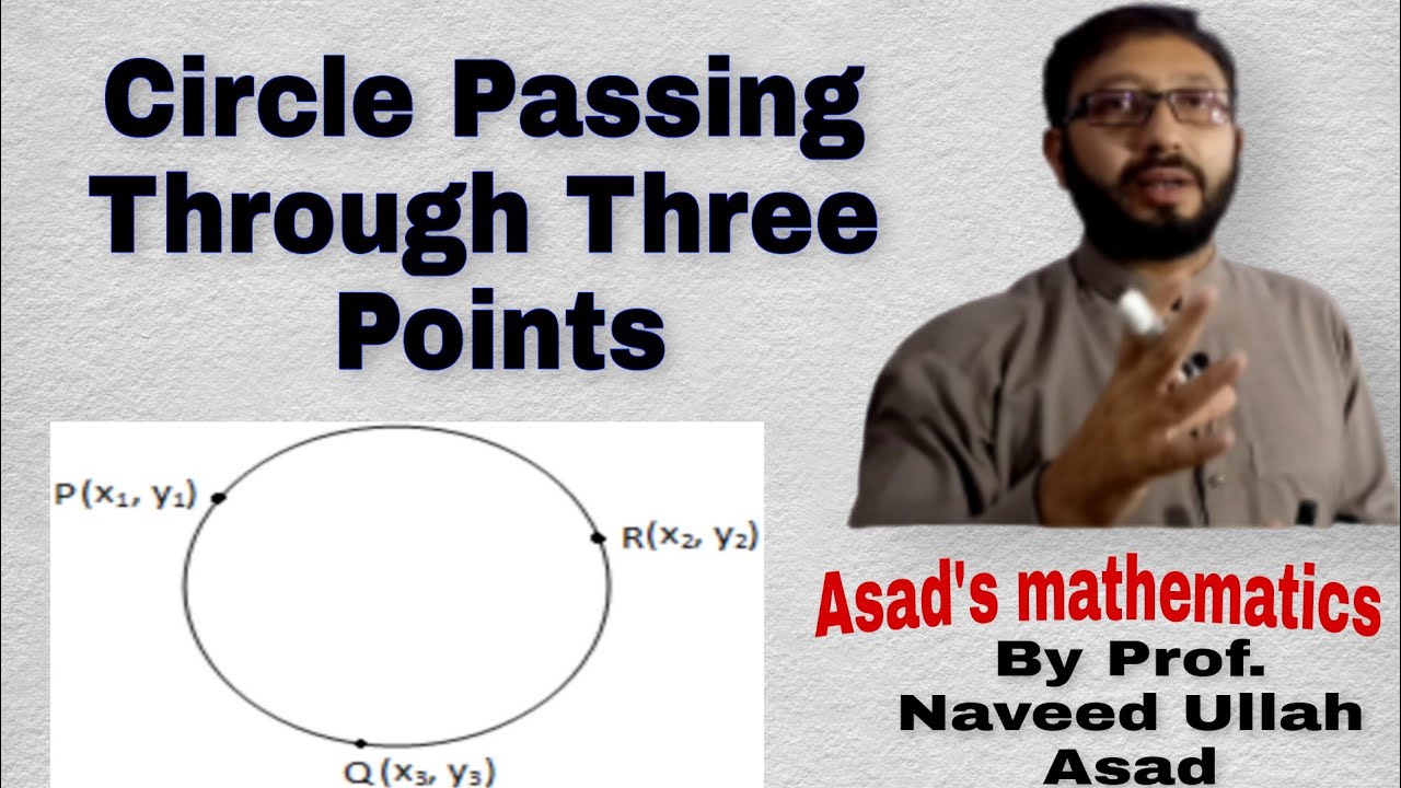 Equation Of Circle Passing Through Three points - YouTube