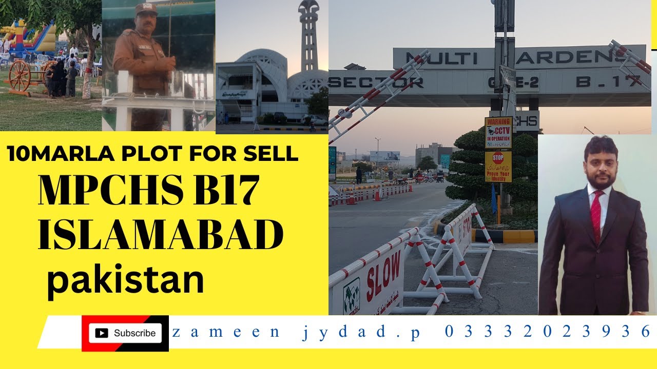ZAMEEN JYDAD.P E block mpchs 10 Marla plot for sell - YouTube