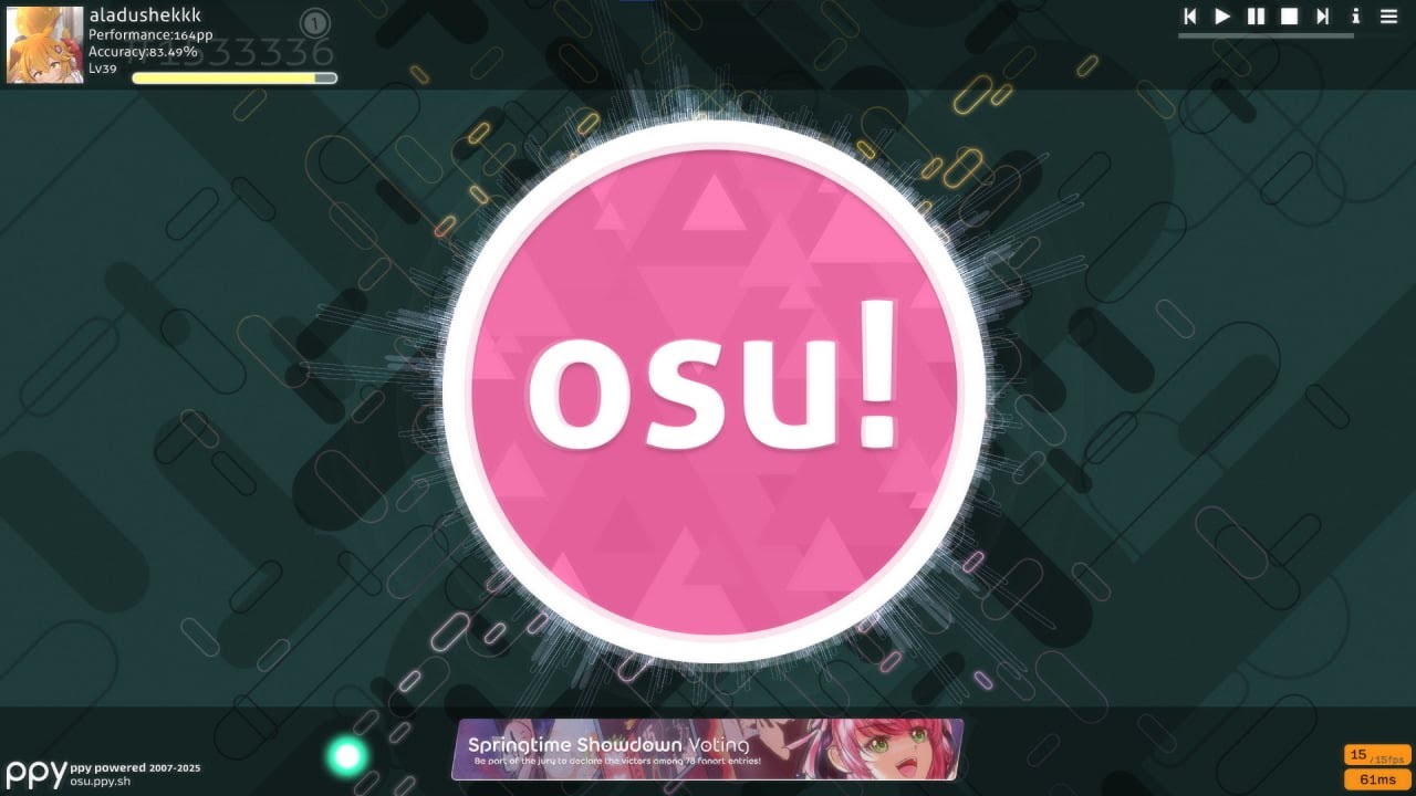 mini stream osu | training maps/aim | rus/eng/ukr - YouTube