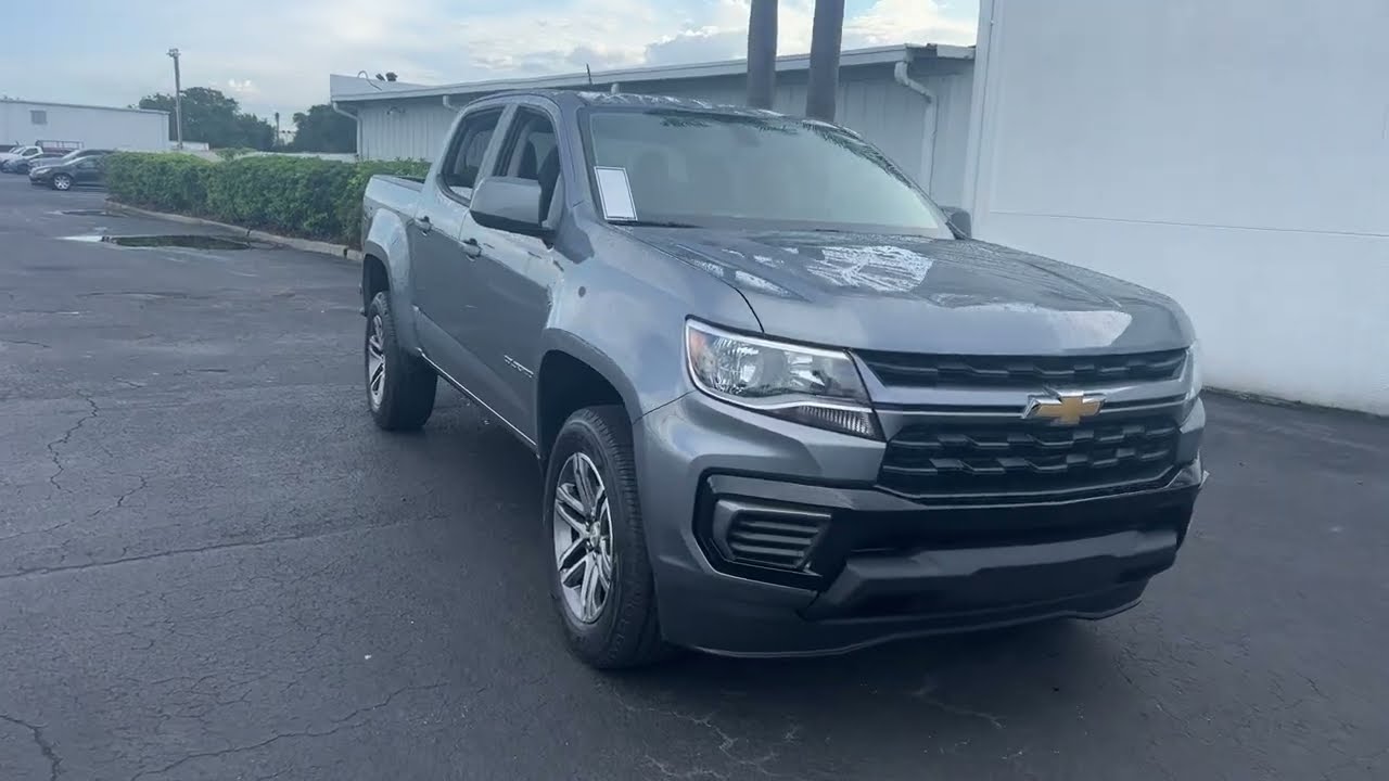 New 2022 Chevrolet Colorado LT Crew Cab Gray - YouTube