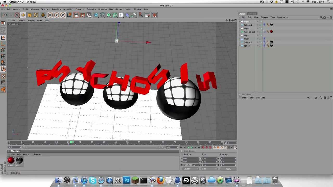 Cinema 4D Gravity Text Tutorial - YouTube