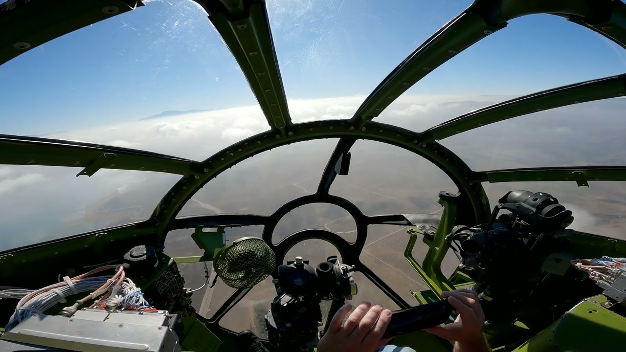 B-29 Superfortress "Doc" Bomber Seat Flight View 09/16/22 @Yanks Air ...