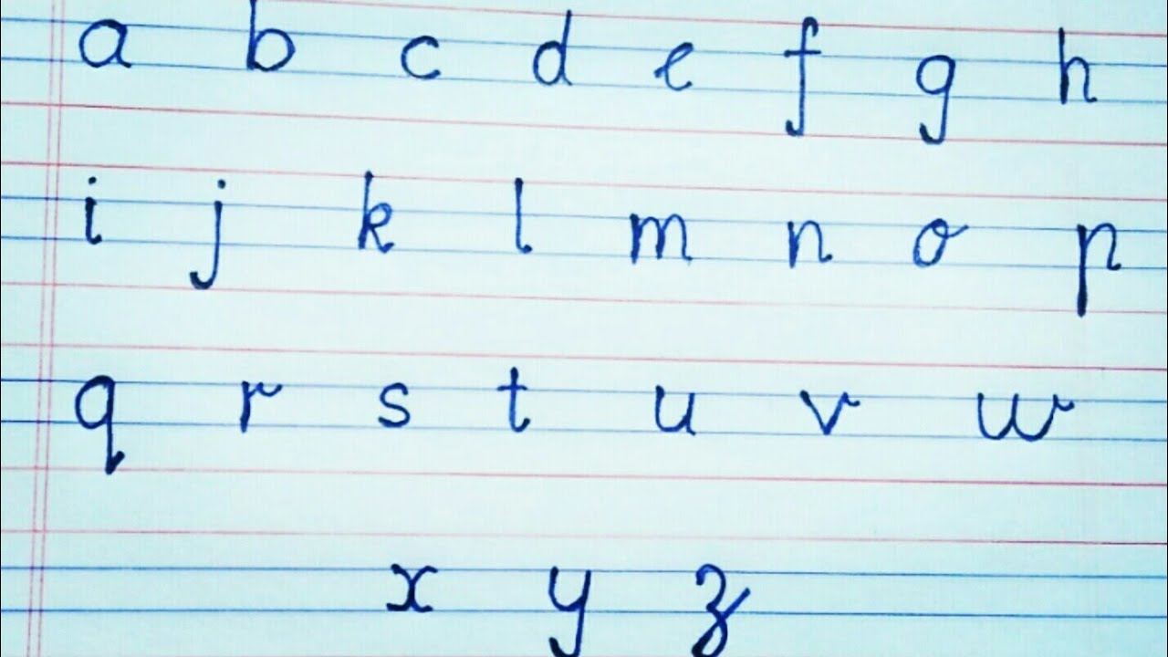 Easy Writing | a b c d learn | Alphabet learn | Small Letters | #abcd # ...