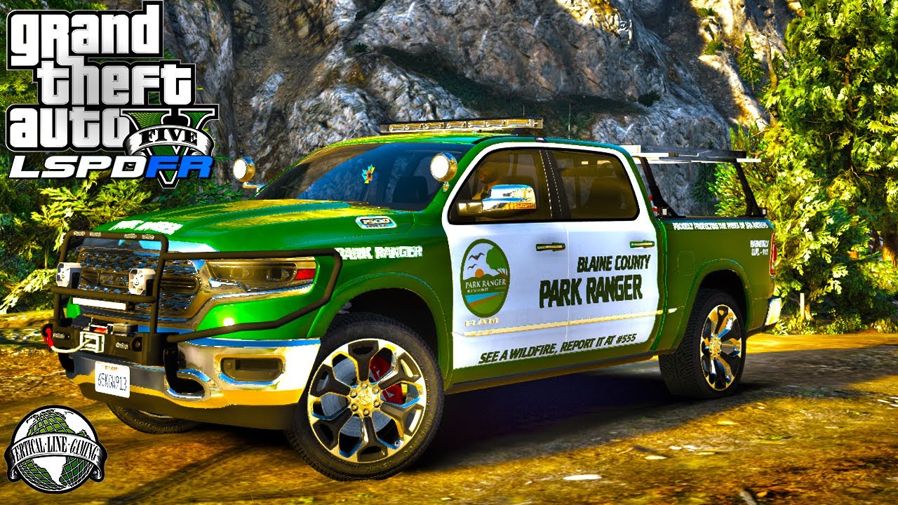 Playing as a PARK RANGER in GTA5 - LSPDFR mod - Dodge Ram 1500 - 1440p ...