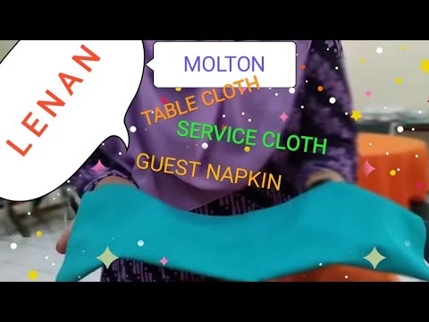 Memahami Lenan di Restoran | Pengertian & Fungsi Molton | Table Cloth ...