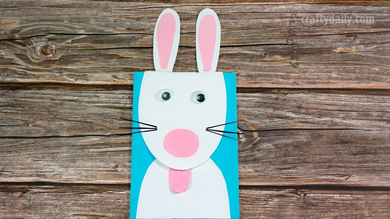 CUTE PAPER BUNNY CARD | How to make Paper Bunny Card - YouTube