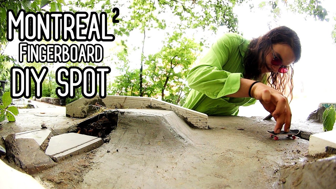 Montreal DIY FIngerboard Spot 2 - YouTube