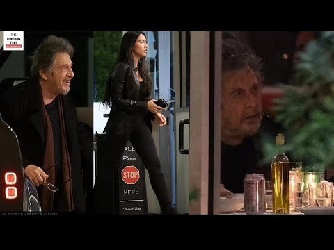 Al Pacino, Partner Noor AlFallah Have Dinner At E Baldi In Beverly ...